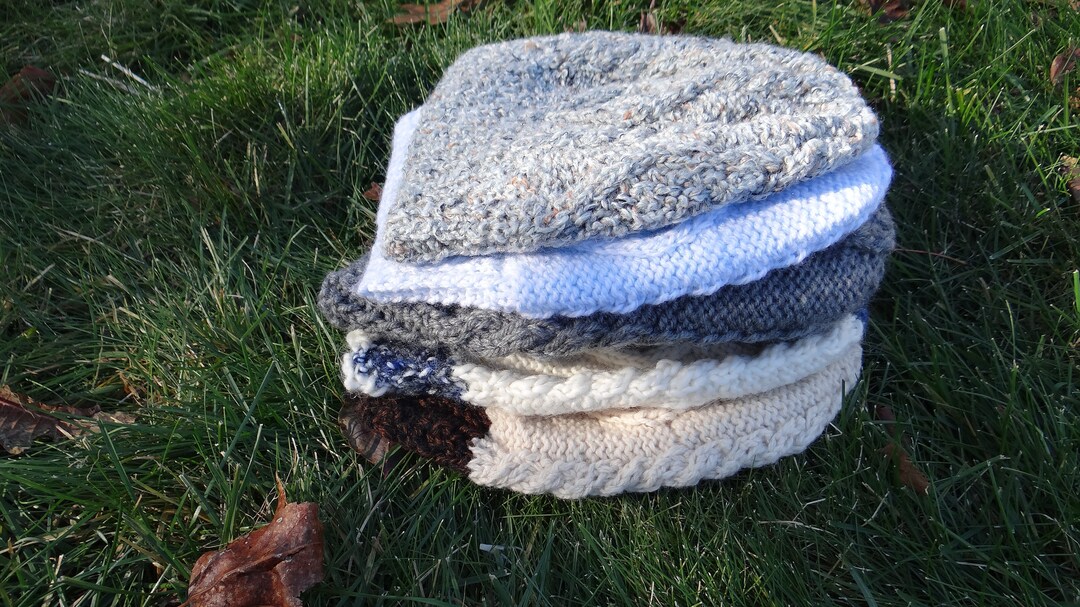 Irish Knit Hats - Handmade, Aran Diamond Pattern - Etsy