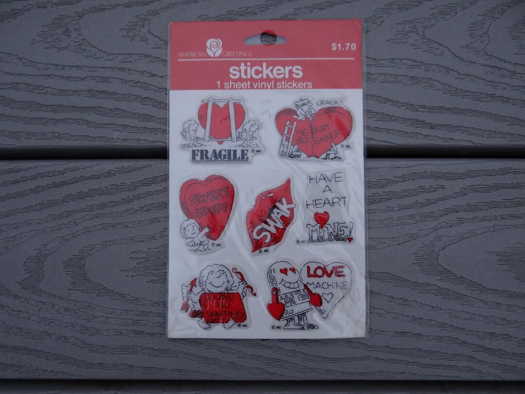 Love Themed American Greetings Stickers - Etsy