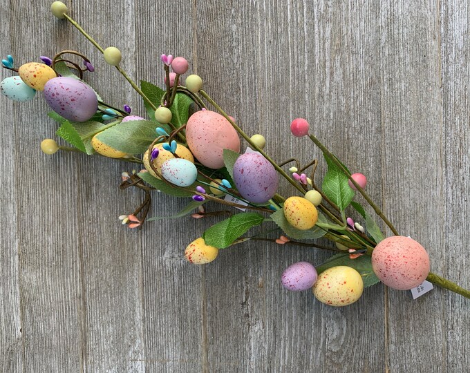 Easter Berry Spray, Egg Pick, Easter Mix Spray, Easter Egg Berry Pick ...