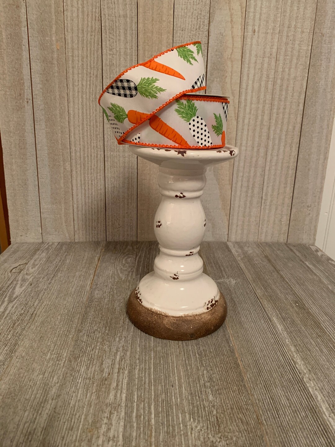 Happy Easter Ribbon, Plaid Carrot Wire Ribbon, Orange Carrot Wire ...