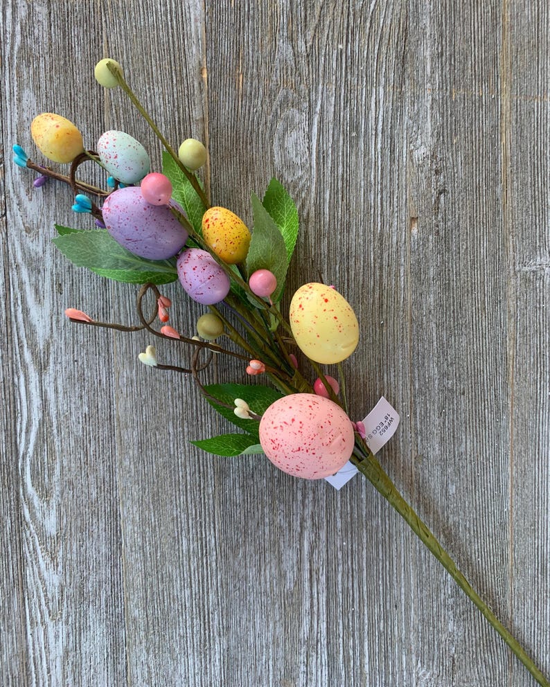 Easter Egg Berry Spray: Mix Pip Spray, Spring Floral Pastel Colors, - Etsy