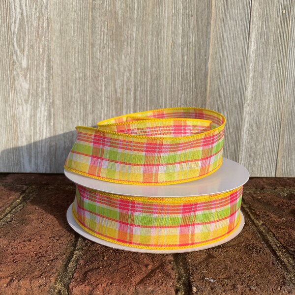 Plaid Ribbon - Etsy