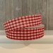 Primitive Gingham Check Ribbonred and Tan Check - Etsy