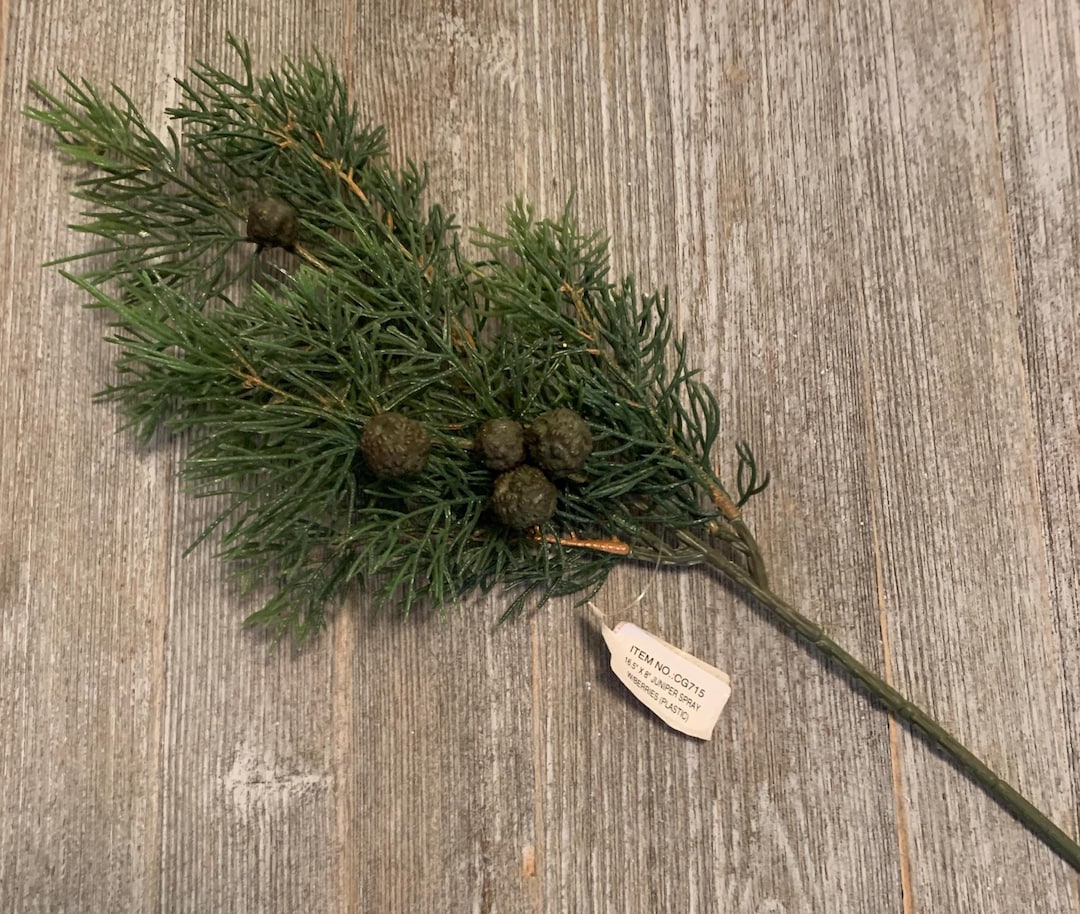 Faux Juniper Spray - Holiday Christmas Greenery Filler - Etsy