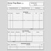 Truck Driver Trip Sheet, Canadian Trucker Trip Sheet, Metric Driver ...