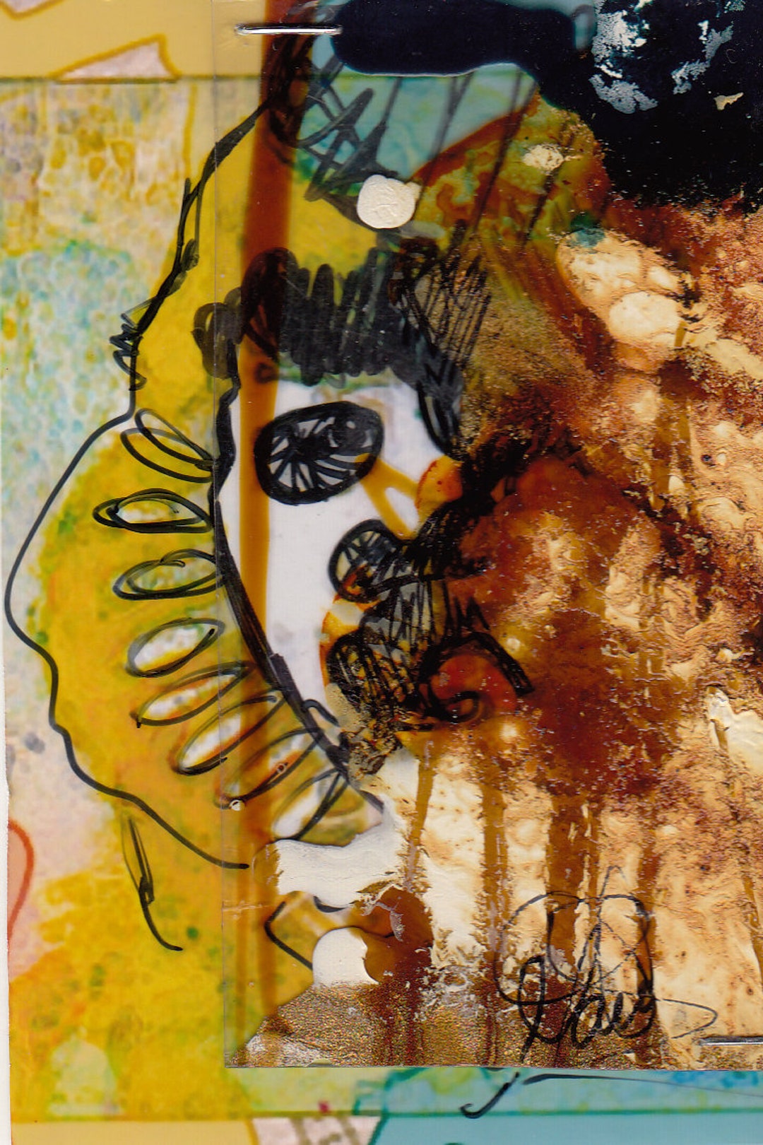 Artist Traiding Card/collectible Artist Card/original Artist Card - Etsy