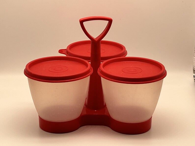 RARE Vintage Tupperware Limited Edition Condiment Set - Etsy