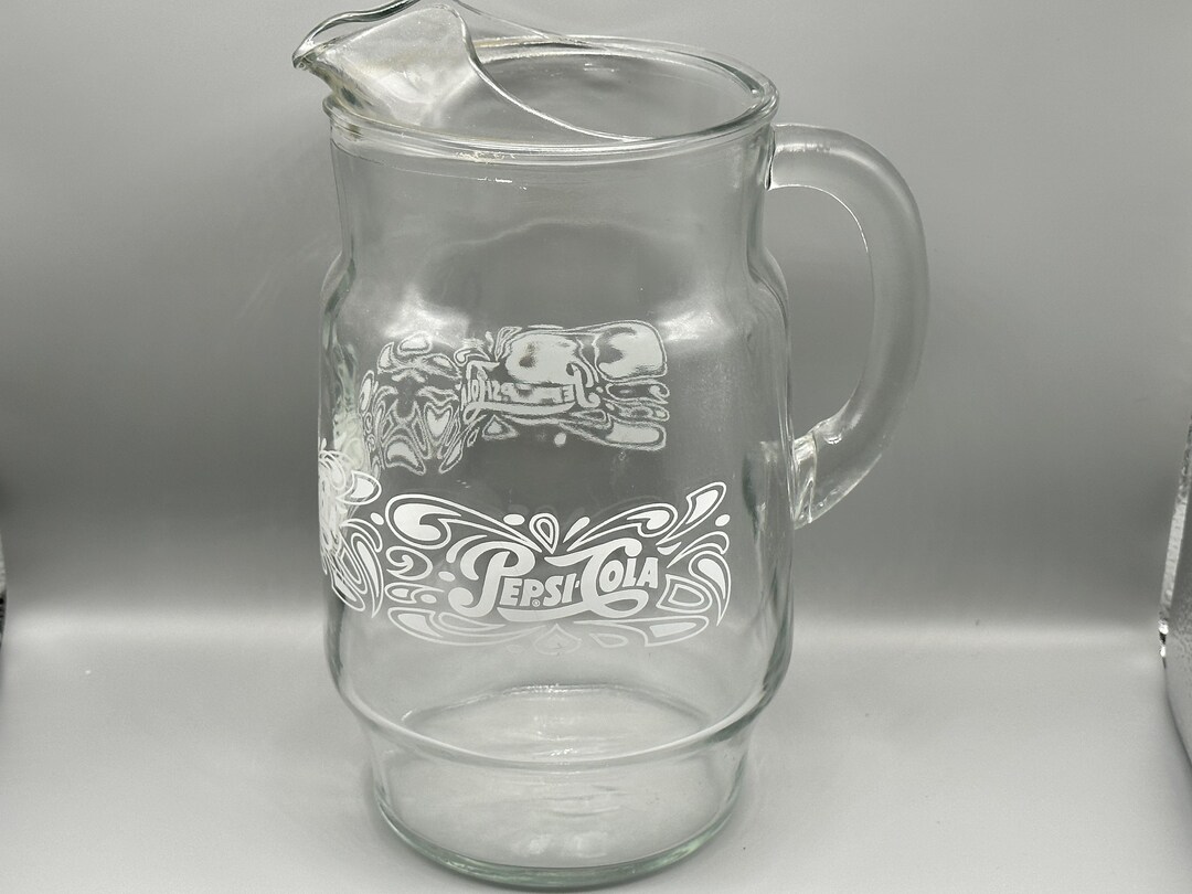 Vintage Pepsi Cola Pitcher - Etsy