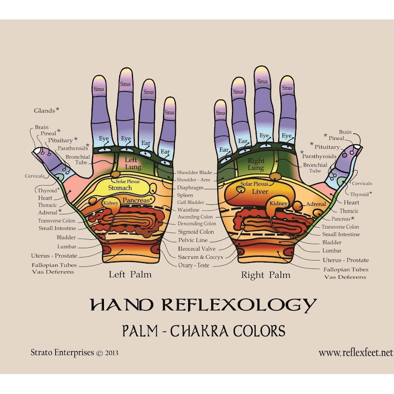 Reflexology Poster - Etsy