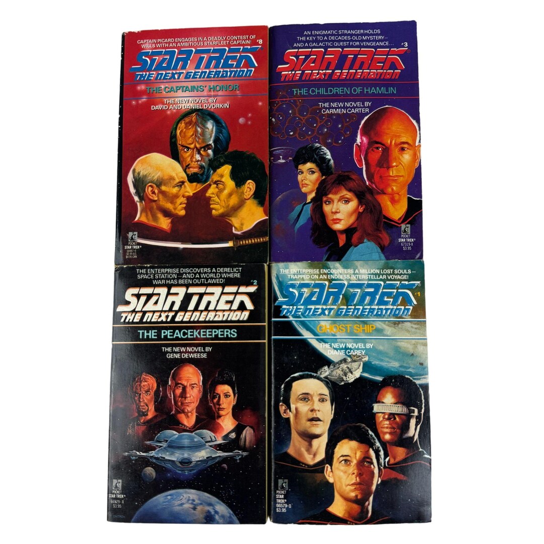 Star Trek the Next Generation Books Lot of 4 - Etsy