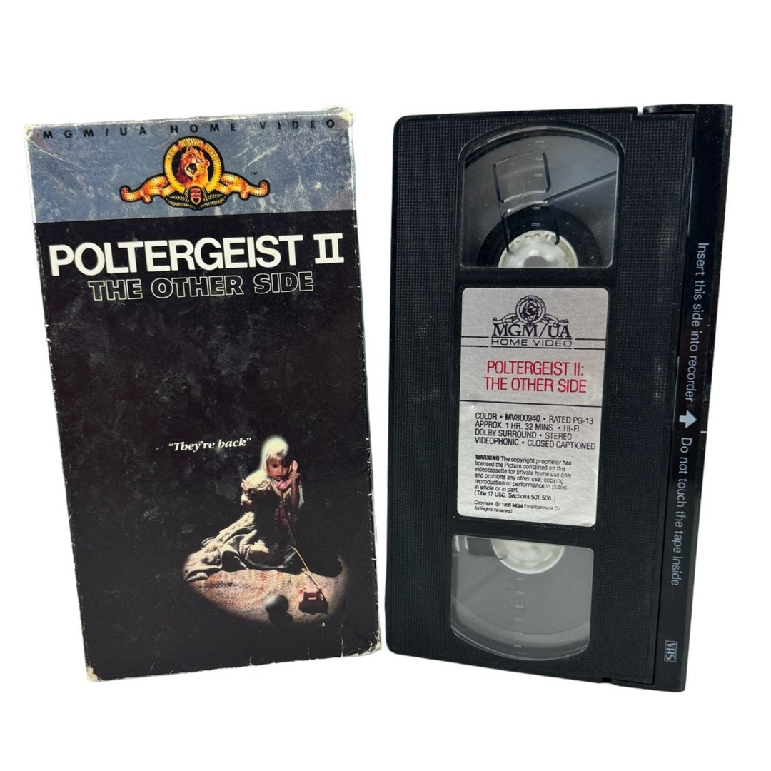 Poltergeist II: the Other Side VHS MGM Home Video 1986 Horror Classic ...