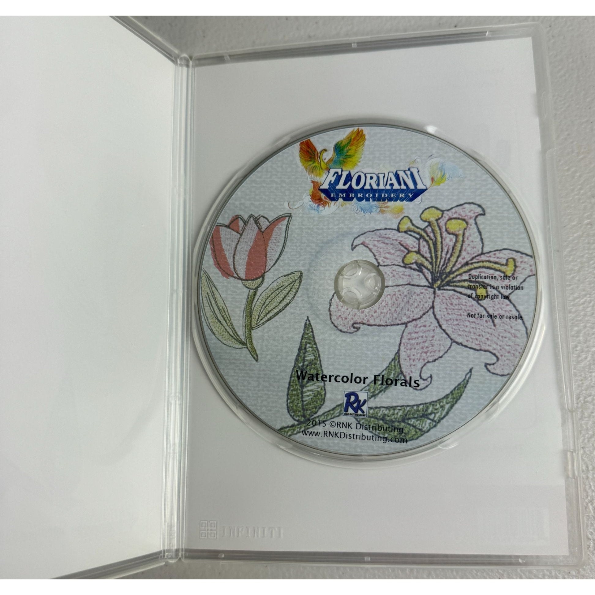 Floriani Signature Collection Watercolor Florals Embroidery Machine ...