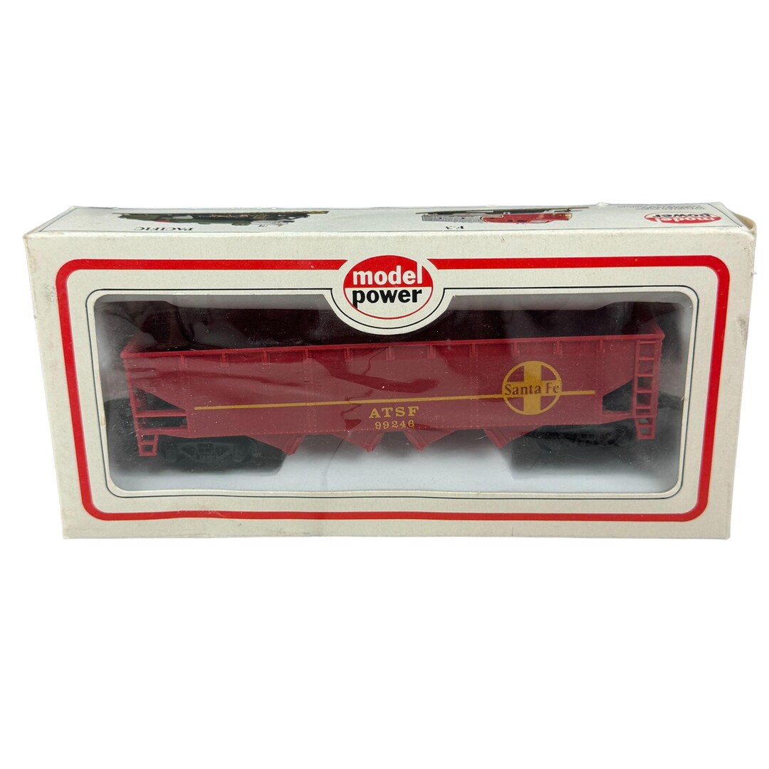 Santa Fe HO Scale Hopper Car: Model Power #8050 (original Box) - Etsy