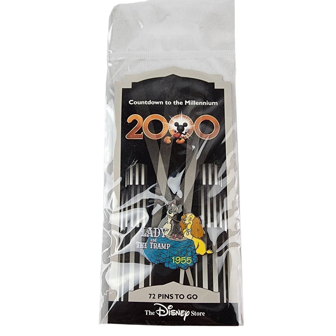 Disney Countdown to the Millennium Lady and the Tramp Pin 73 - Etsy