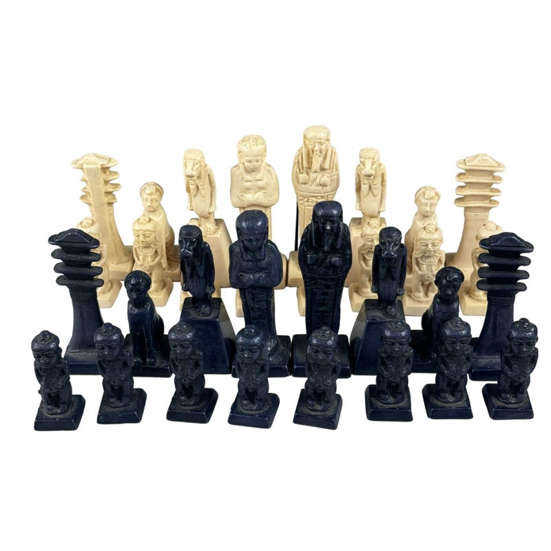 Egyptian Chess Set - Etsy