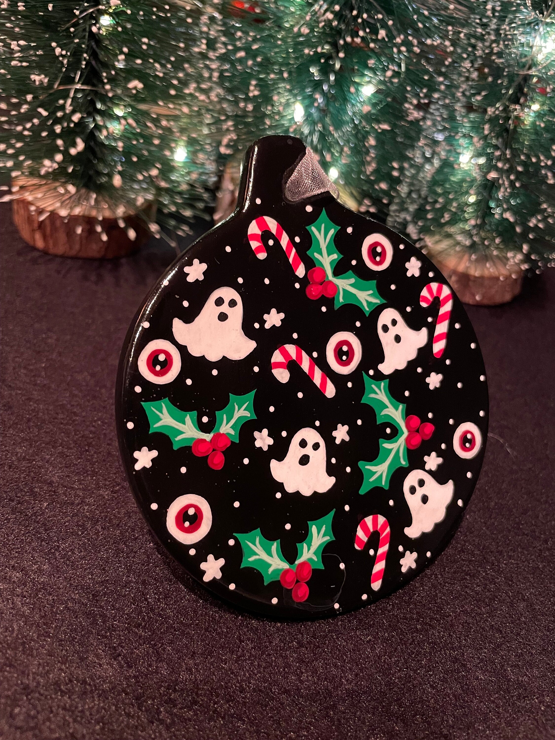 Spooky Cute Whimsical Ceramic Halloween Christmas Gothmas Creepmas ...