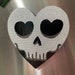 Heart Skull Magnet: Pastel Goth Fridge Decor - Etsy