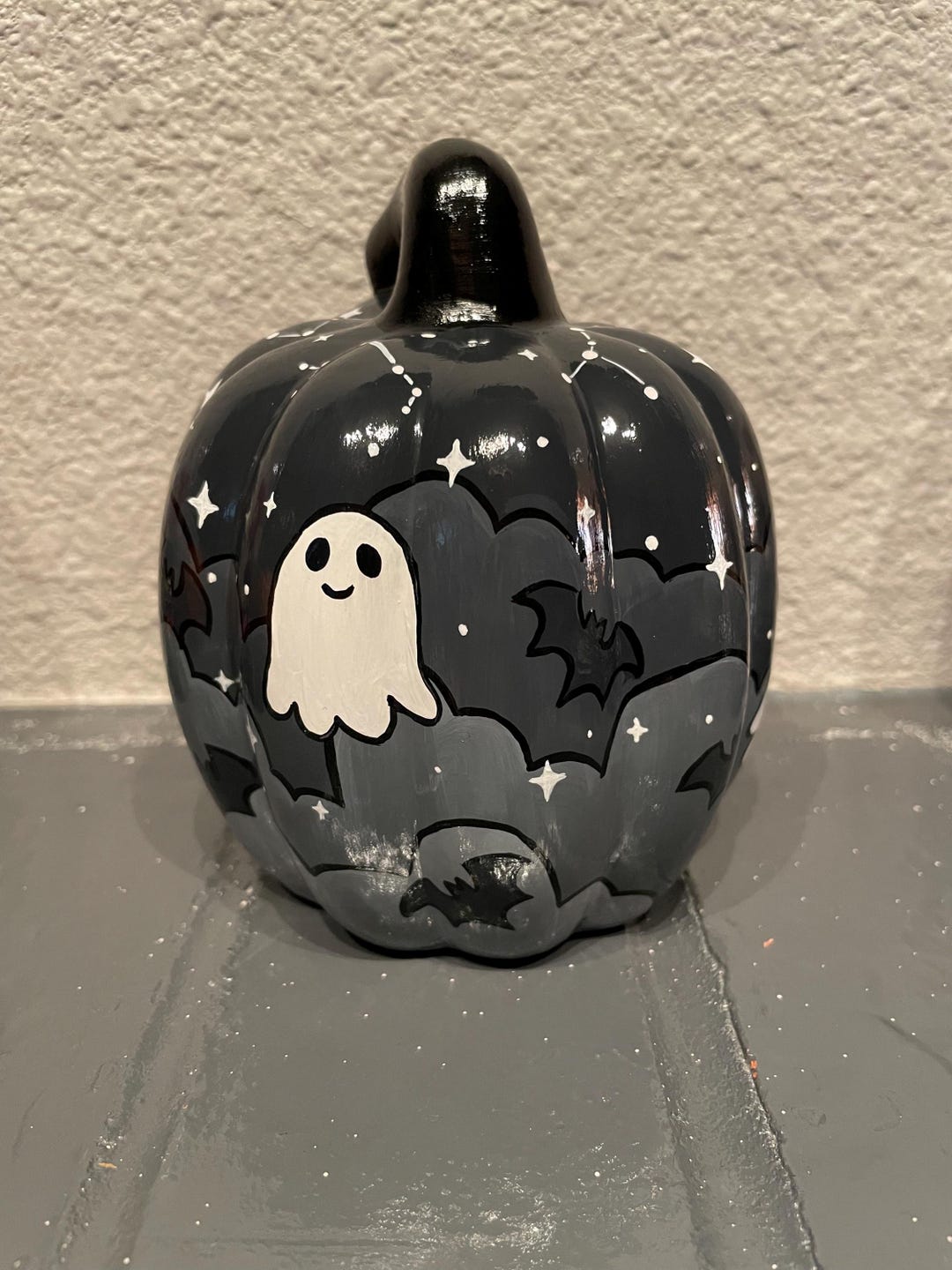 Starry Constellations Ghosties Spooky Cute Ghost Ceramic Pumpkin Halloween Decoration - Etsy