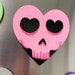 Heart Skull Magnet: Pastel Goth Fridge Decor - Etsy