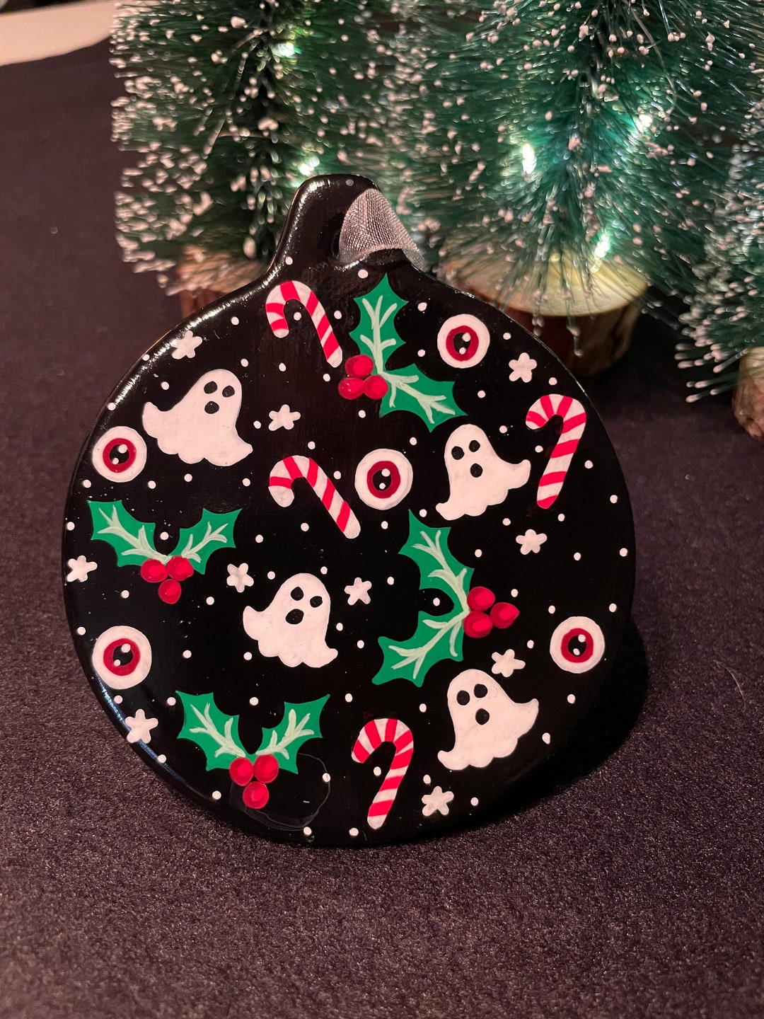 Spooky Cute Whimsical Ceramic Halloween Christmas Gothmas Creepmas ...