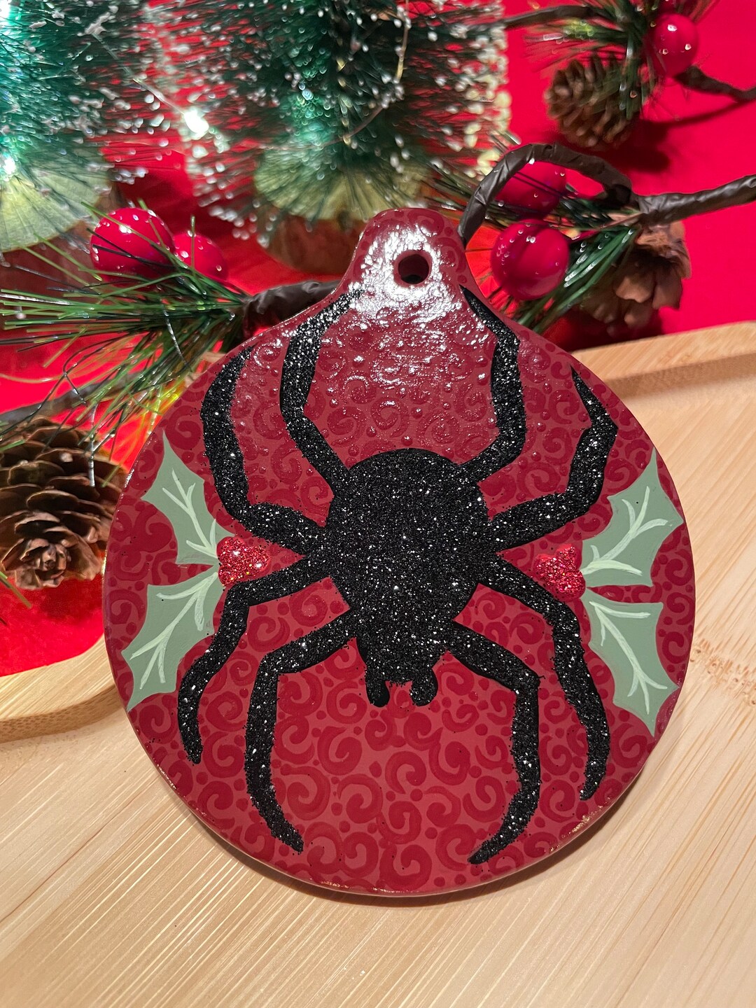 Spider Spooky Cute Ceramic Halloween Christmas Gothmas Creepmas ...
