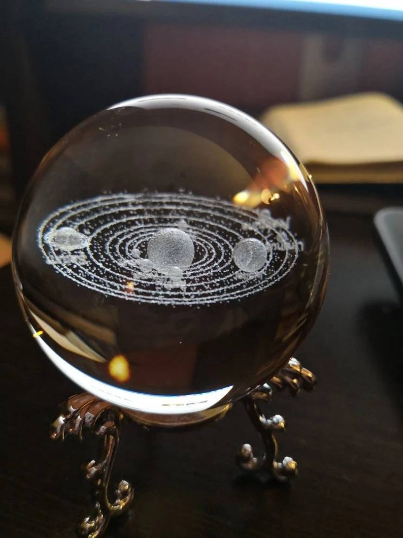 Solar System Orb. Crystal Galaxy Ball. Decorative Home Warm | Etsy Canada