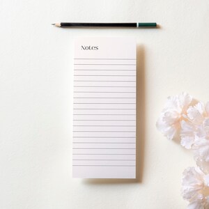 Notepad Mockup Bundle 4x9 Blank Card Mockups Minimal Boho Cream Ivory ...