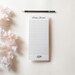 Notepad Mockup Bundle 4x9 Blank Card Mockups Minimal Boho Cream Ivory ...