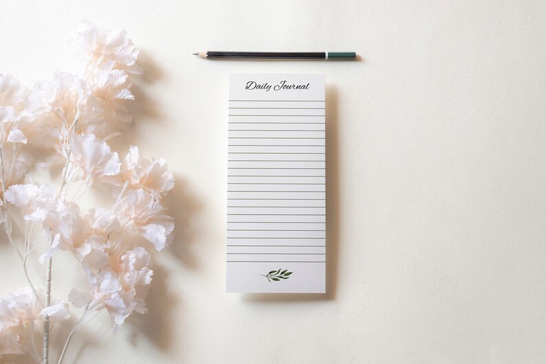 Notepad Mockup Bundle 4x9 Blank Card Mockups Minimal Boho Cream Ivory ...