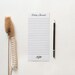 Notepad Mockup Bundle 4x9 Blank Card Mockups Minimal Boho Cream Ivory ...