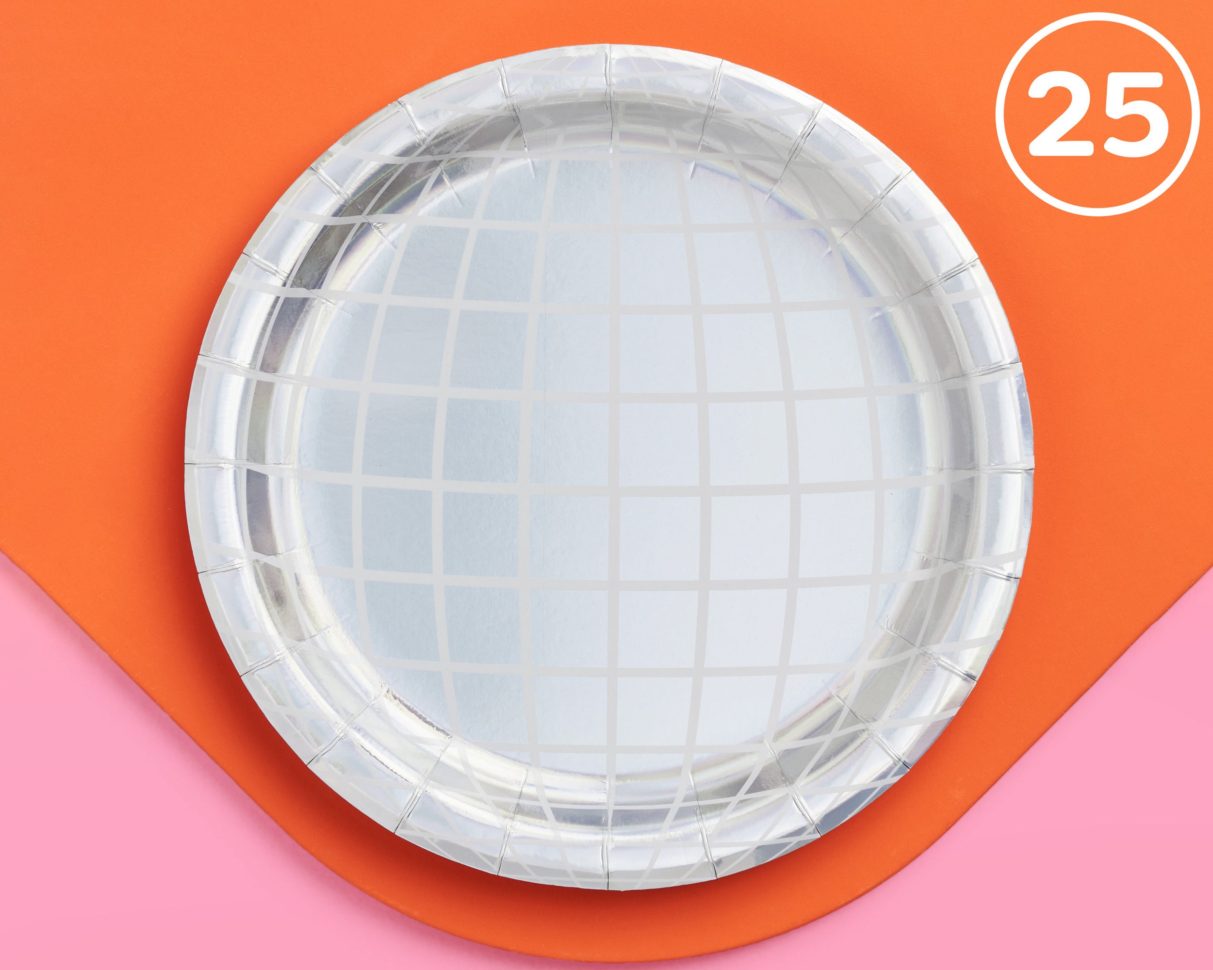 Disco Ball Paper Plates - 25 Pk, 9" | Bachelorette Party Decorations ...