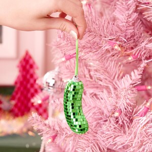 Xo, Fetti Green Disco Pickle Ornament - 1 Pc | Christmas Tree ...