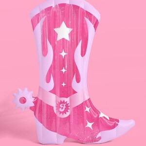 Xo, Fetti Cowgirl Boot Pool Float - 6 Ft Glitter | Last Rodeo ...