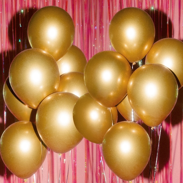 Gold Balloons - Etsy