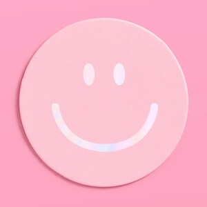 Xo, Fetti Smile Pastel Party Drink Coasters - 16 Pcs - Iridescent Foil ...