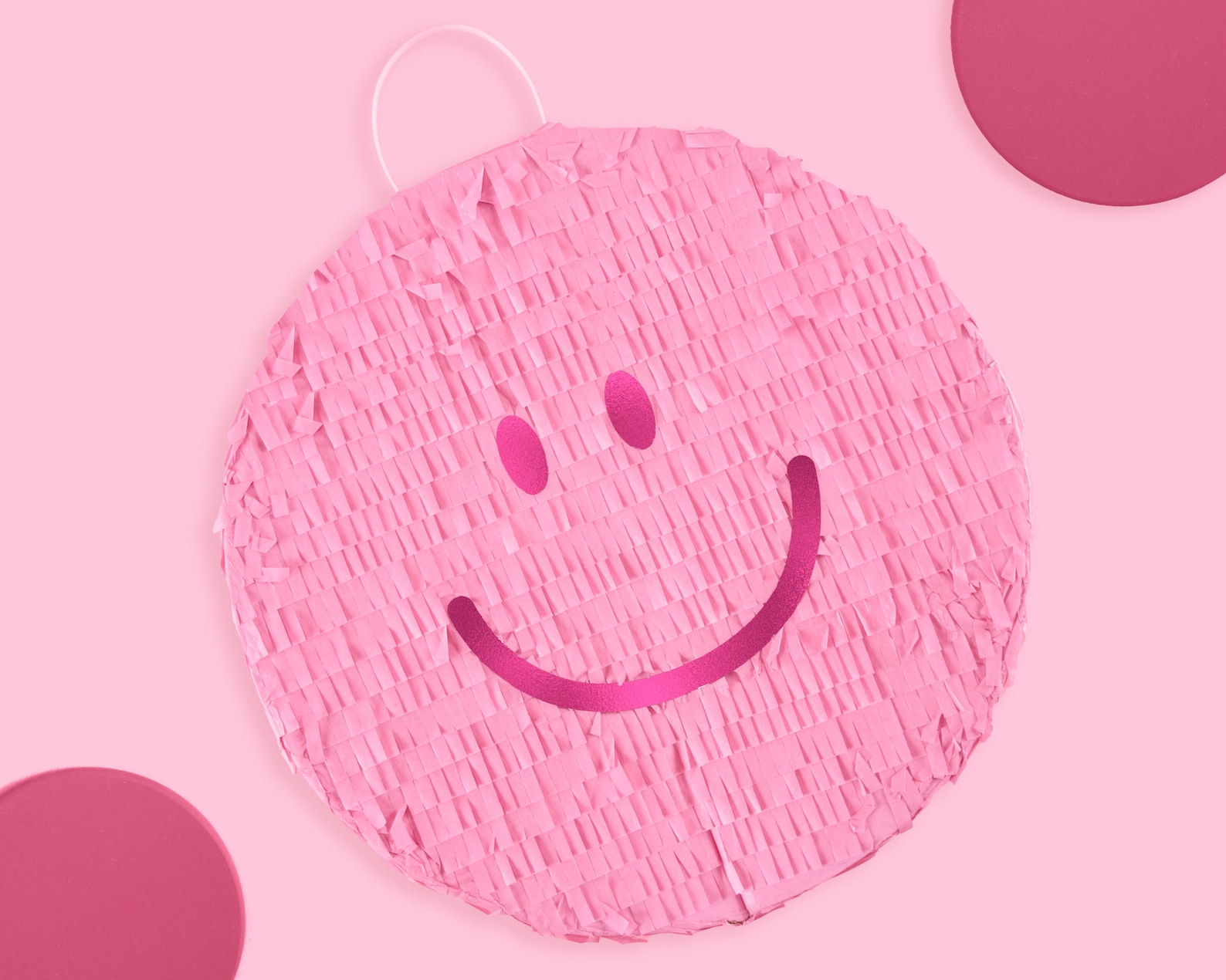 Xo, Fetti Smiley Face Piñata Pink, 11 Happy Pastel Birthday Party ...