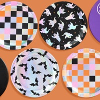 Bat Party Plates - Halloween Party Supplies, Bat Birthday Decorations ...