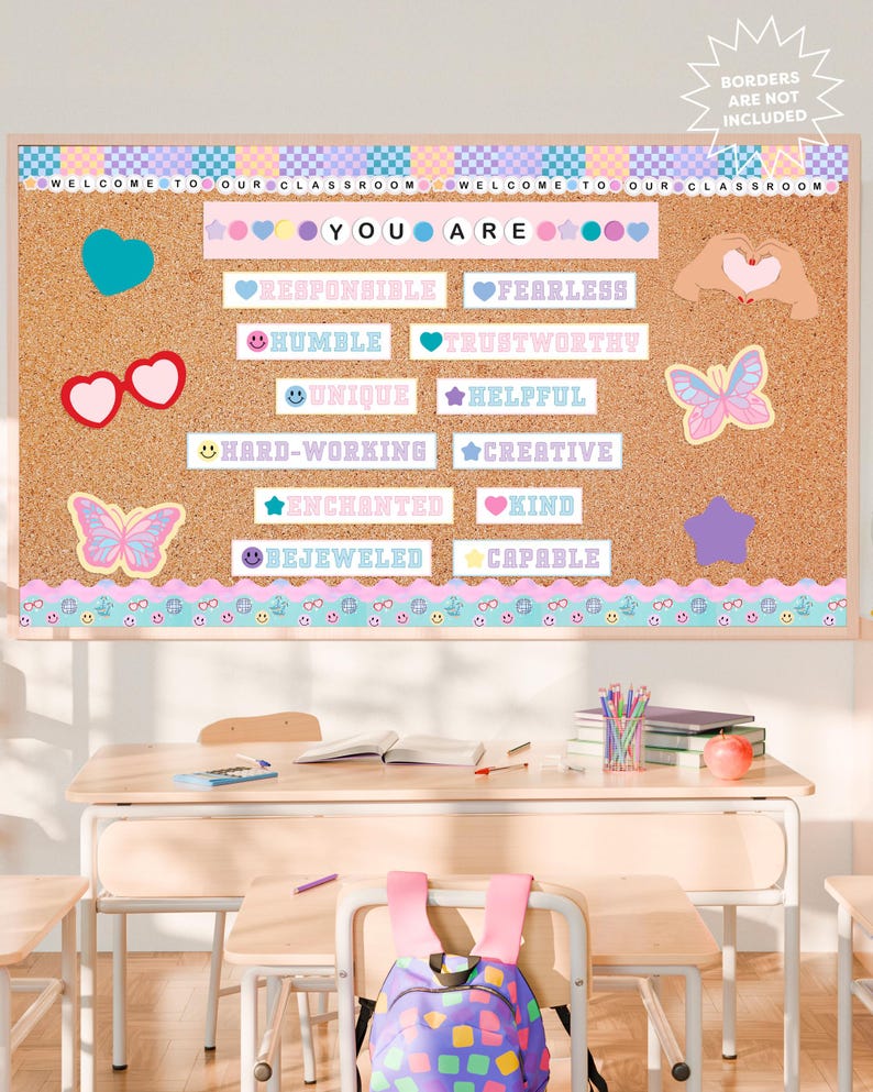 Xo, Fetti Eras Classroom Affirmations Station Set, 20 Pcs | Bulletin ...