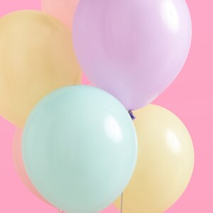 Pastel Birthday Balloon Set - 24 Pk, 12" | Bachelorette Party ...