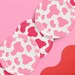 Xo, Fetti Pink Cow Print Paper Plates - 24 Pk, 9" | Bachelorette Party ...