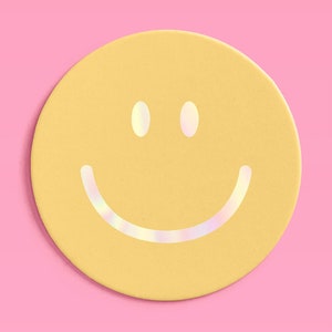 Xo, Fetti Smile Pastel Party Drink Coasters - 16 Pcs - Iridescent Foil ...