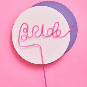 Bachelorette Party Bride Straw XL Big | Bachelorette Party Decorations ...