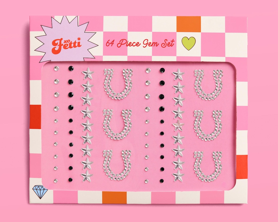 Xo, Fetti Western Face Gems - 64 Pcs. | Last Rodeo Face Stickers ...