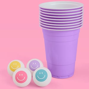 Xo, Fetti Drinking Party Game Bundle - 54 Pcs, Cups + Ping Pong Balls ...