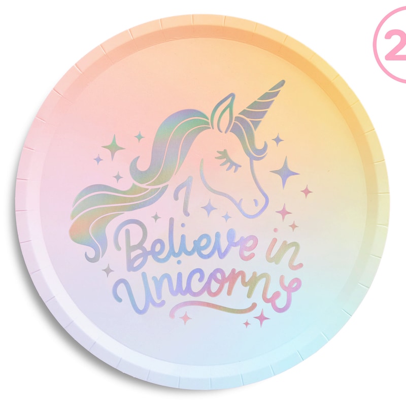 Unicorn Plates - Etsy