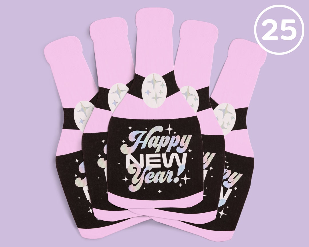 Xo, Fetti New Years Eve 2024 Foil Napkins - 3-ply, 25 Pcs | NYE 2024 ...
