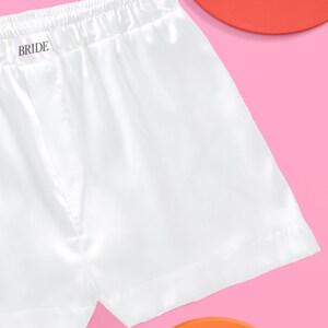 Xo, Fetti White Bride Boxer Shorts | Bachelorette Party Outfit, Bach ...