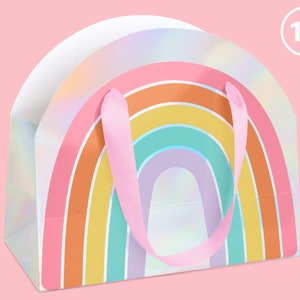Xo, Fetti Rainbow Gift Bag Set - 10 Pcs. | Birthday Party Gift ...