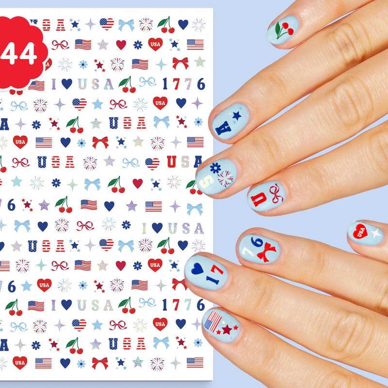 Cherries Nail Stickers - Etsy