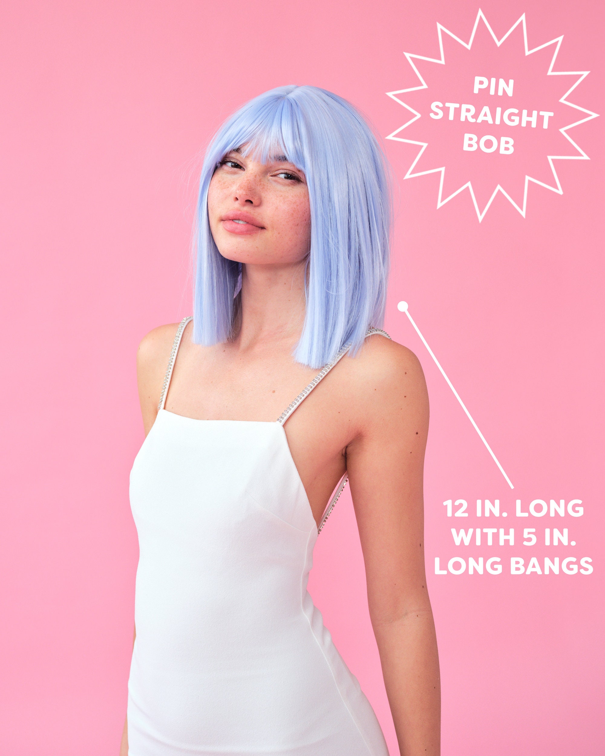 Pastel Blue Wig, Bachelorette Party Decorations, Wiggin Out, Birthday ...